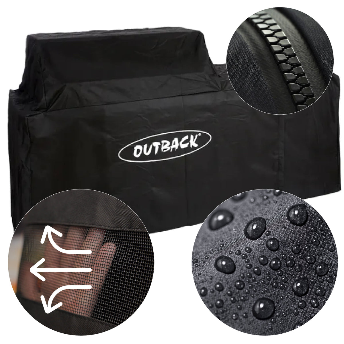 Cover for Outback Signature 4 BBQ (Fits both with or without Gas Holde ...